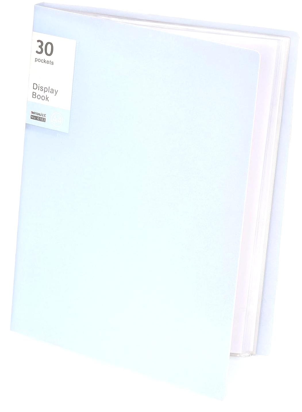Bybiment Portfolio Binder with Plastic Sleeves, Pocket Portfolio Folder ...
