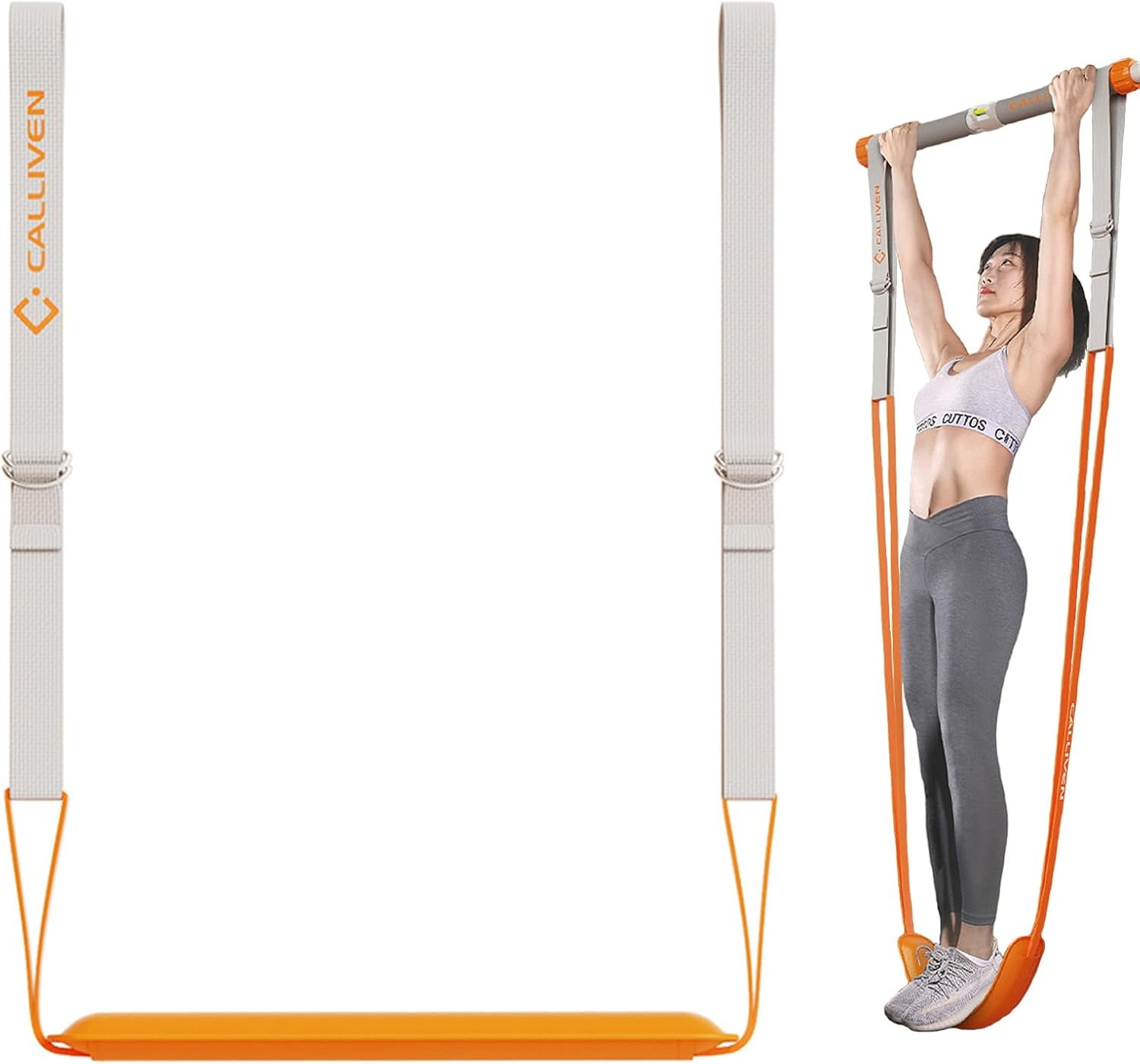 Bybiment Pull Bands, Enhanced Pull Bands Straps with Foot Plate ...