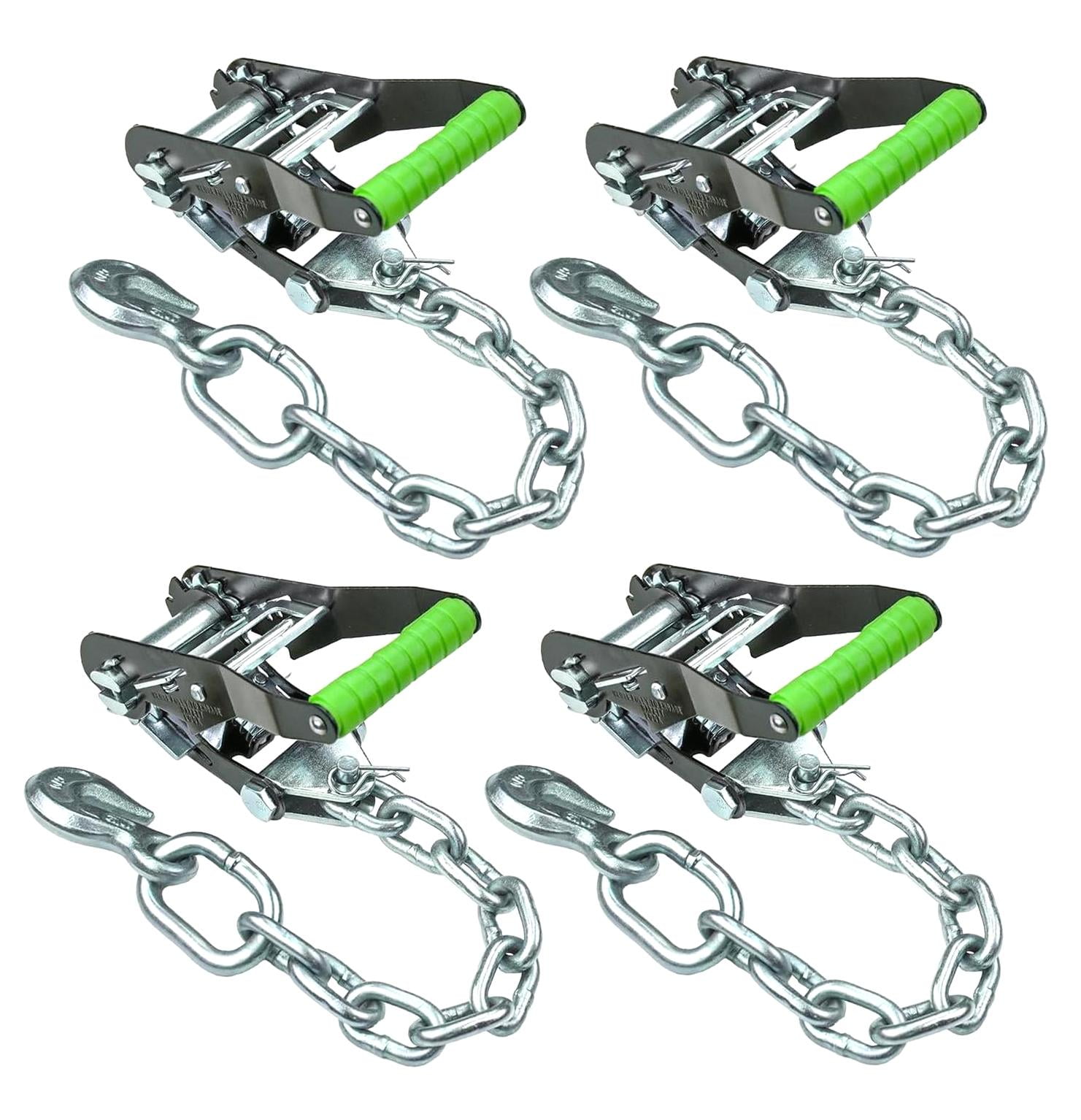 Bybiment Ratchet Fastener - Chain - 2 Inch Handle - High-Visibility - 4 ...