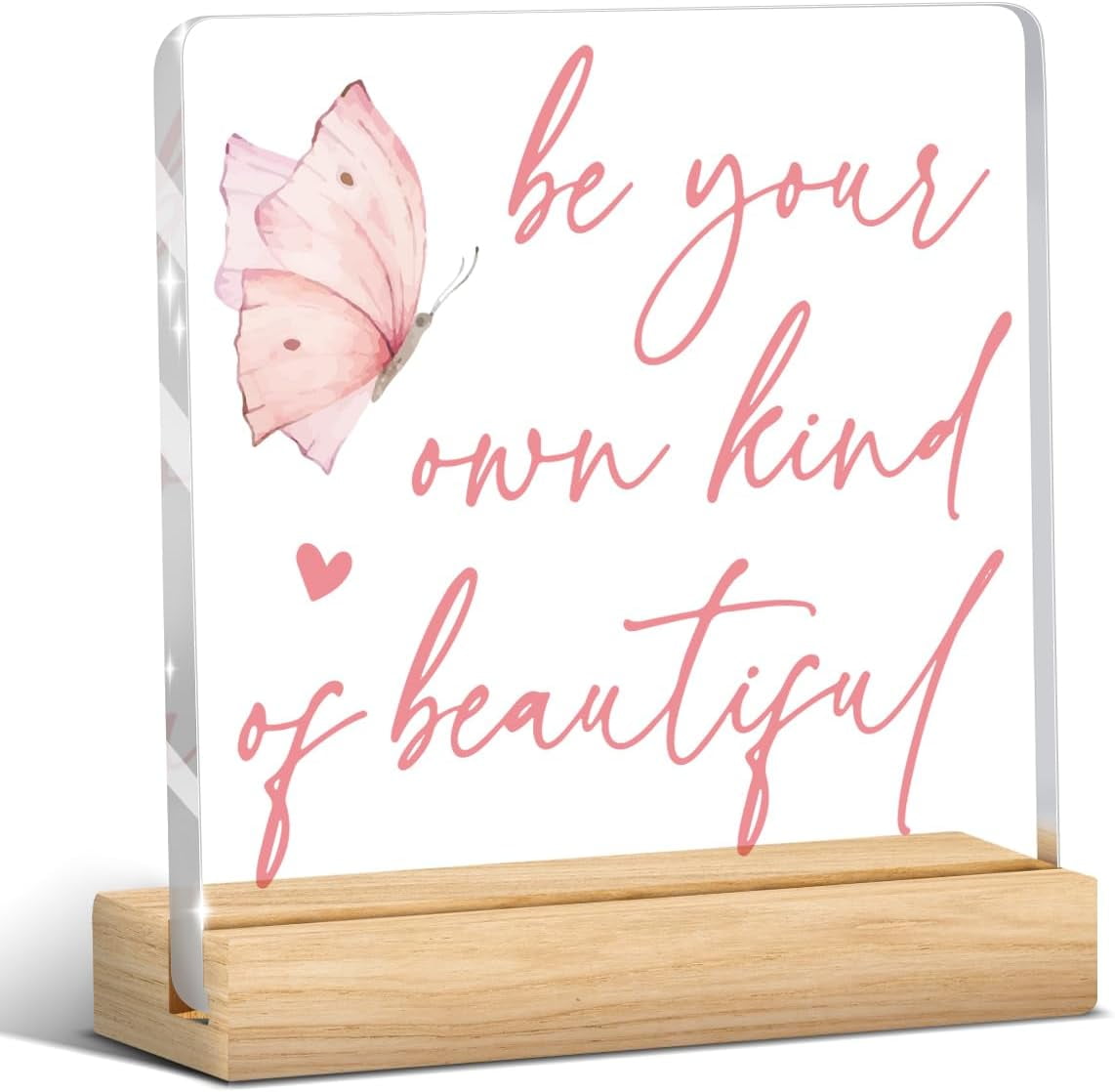 Bybiment Room Awareness Positive Affirmation Sign, Acrylic Sign Plaque ...