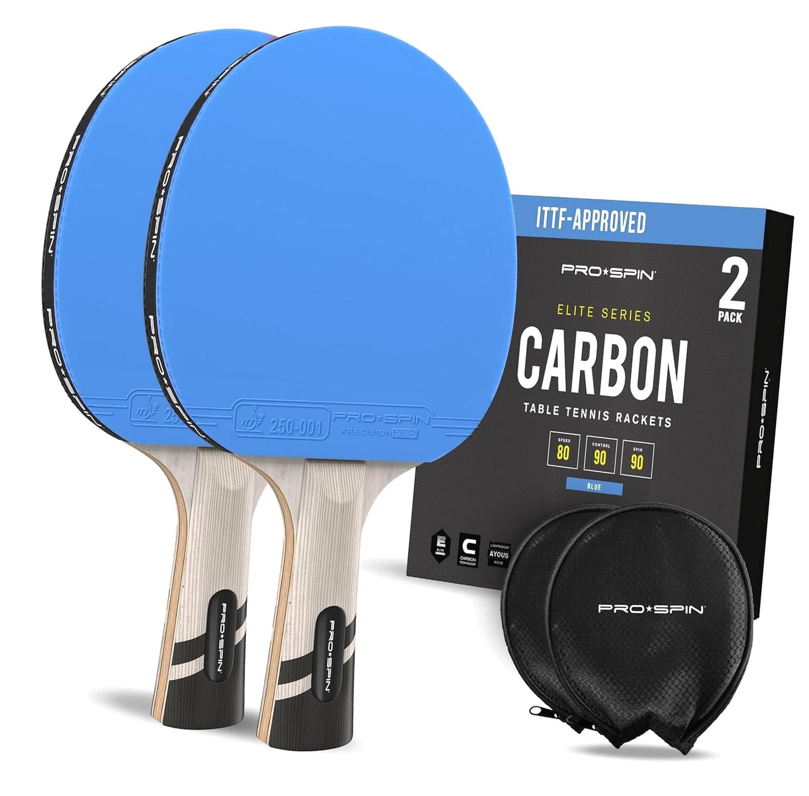 Bybiment SPIN Pong - High-Performance Table Tennis Rackets with Carbon ...