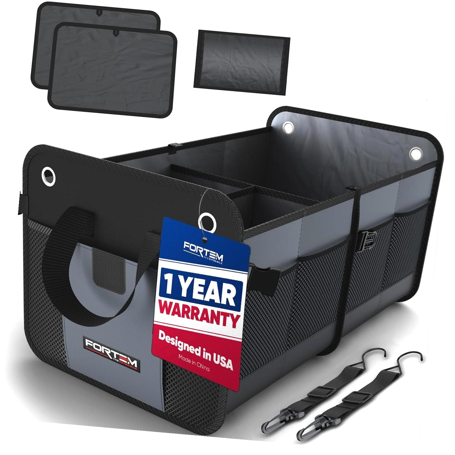 Bybiment SUV Trunk Organizer, Vehicle Storage Solution, Foldable Multi ...