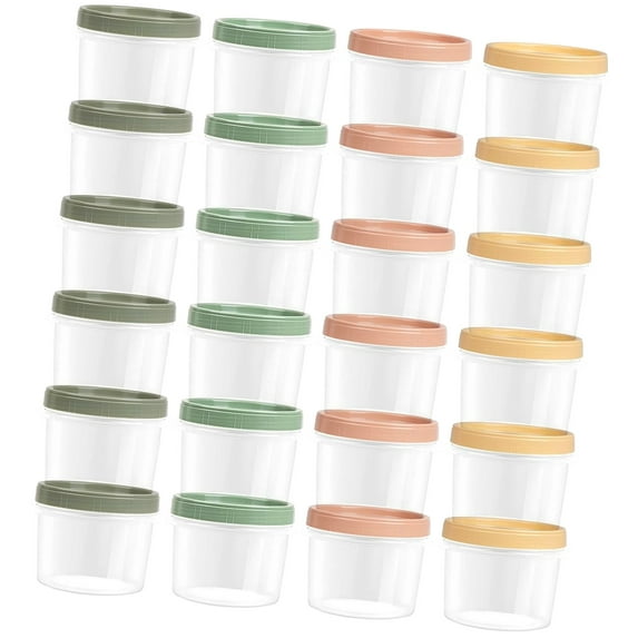Bybiment Screw Top Food Containers 16 Oz, 20-Pack, 2-Cup Storage ...