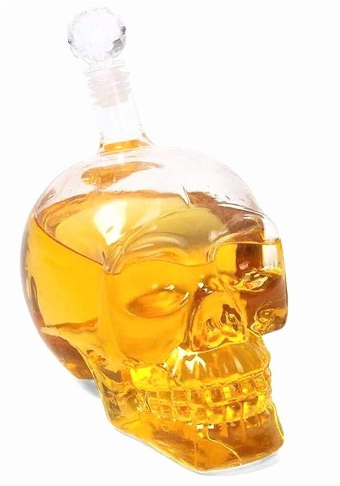 Bybiment Shot Drinking Glass Bottle Decanter Style Bottle 500 ml (Clear ...