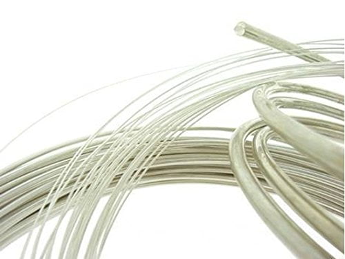 Bybiment Silver .925 Round Wire Half Hard (24 Gauge Feet) - Walmart.com