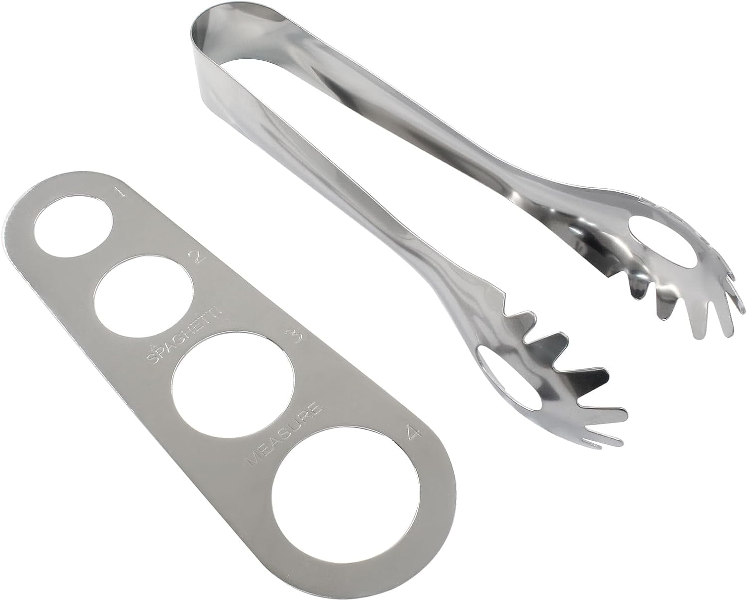 Bybiment Spaghetti Measuring with Spaghetti Clip, Steel Pasta Measuring ...