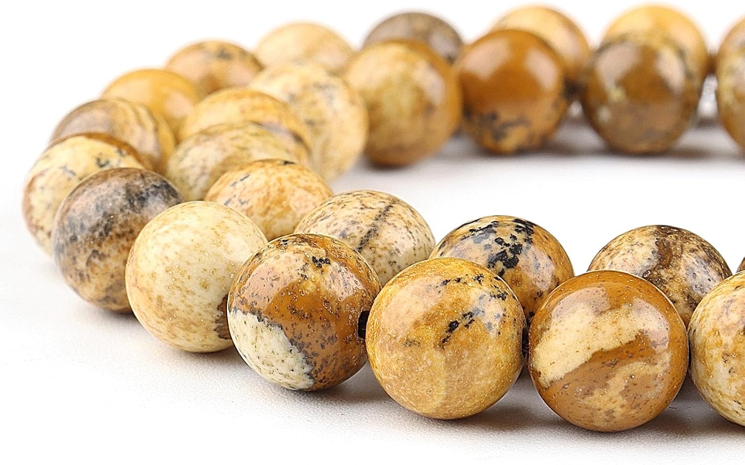 Bybiment Stone Beads Gemstone Beads for Jewelry Making Yellow Picture ...
