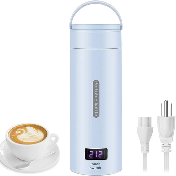 Bybiment Travel Electric Kettle, 380ml Small Electric Tea Kettle Water ...
