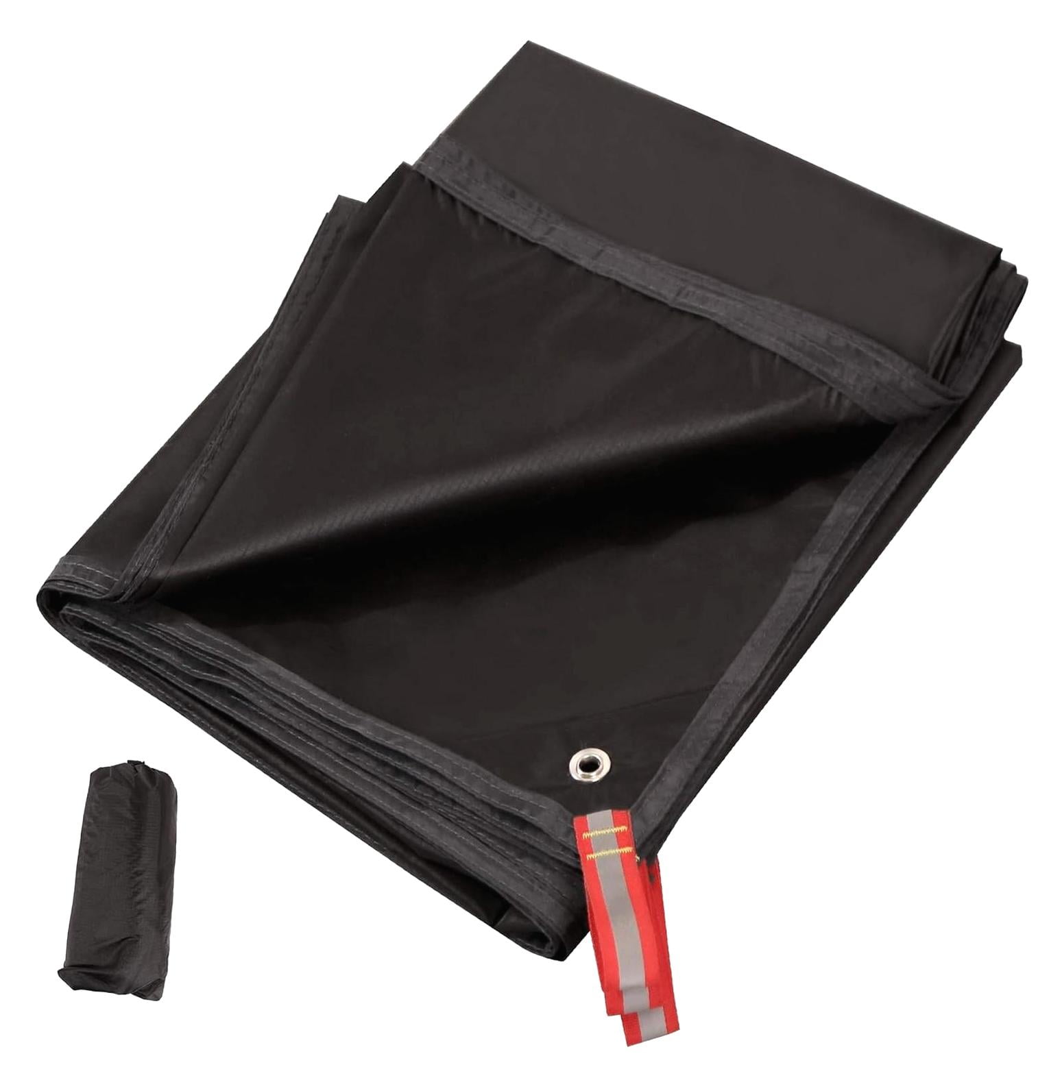 Bybiment Ultralight Tent Footprint, featuring PU 2000, comes with a drawstring carrying bag ...