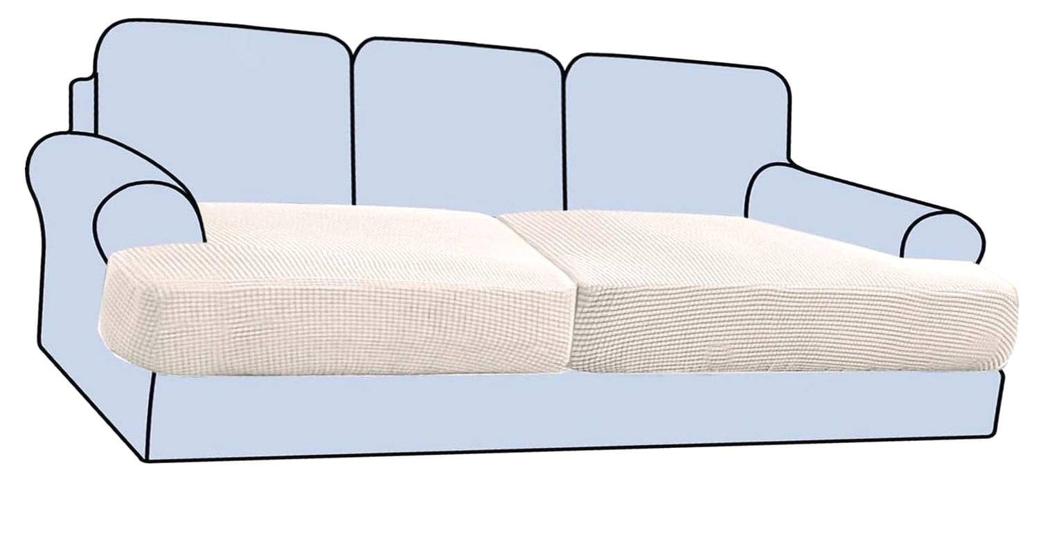 Bybiment .VERSAILTEX Stretch 2 Piece Sofa Slipcovers Individually Sofa ...