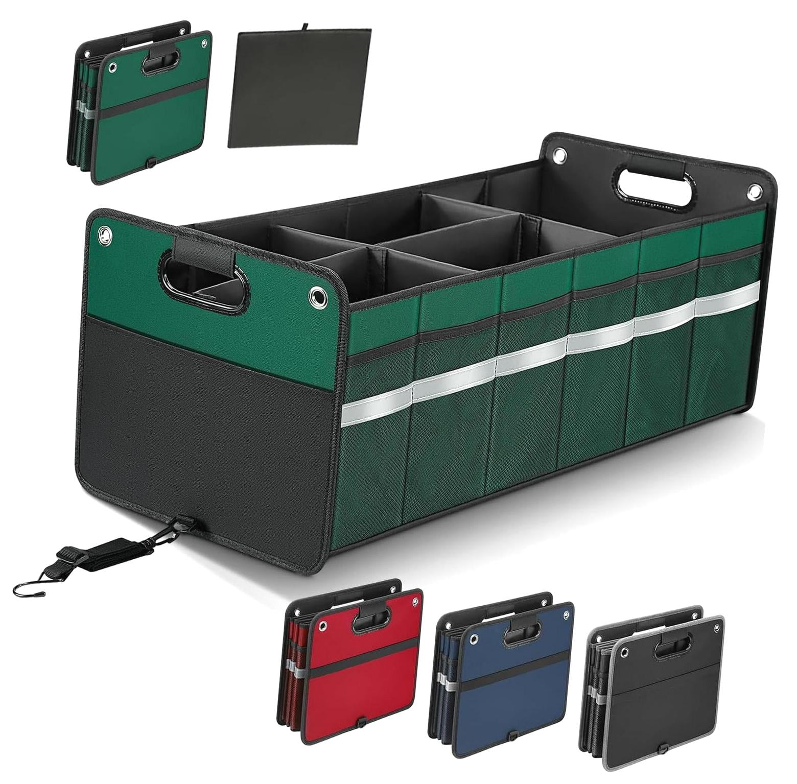 Bybiment Vehicle Trunk Organizer, Expandable Storage Solution, Foldable ...