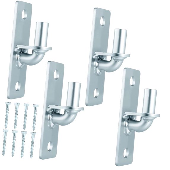 Bybiment Wall Mount Gate Hinges 4 Pack Farm Chain Link Gate Hinges with ...