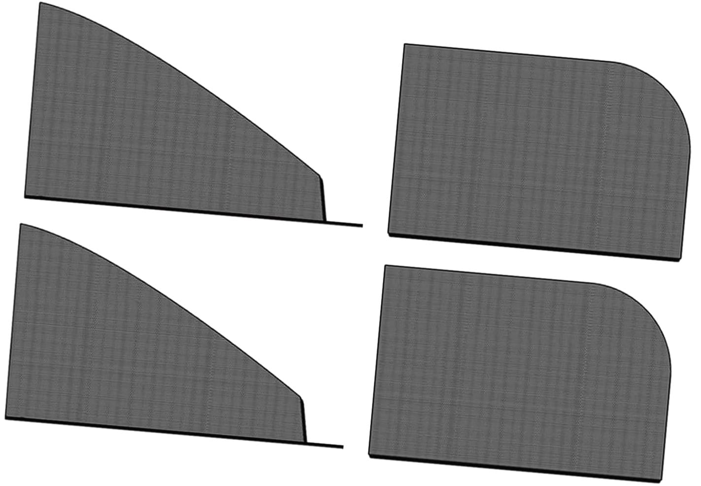 Bybiment Window Sun Protector for Car, Dual Layer Ventilation Design ...