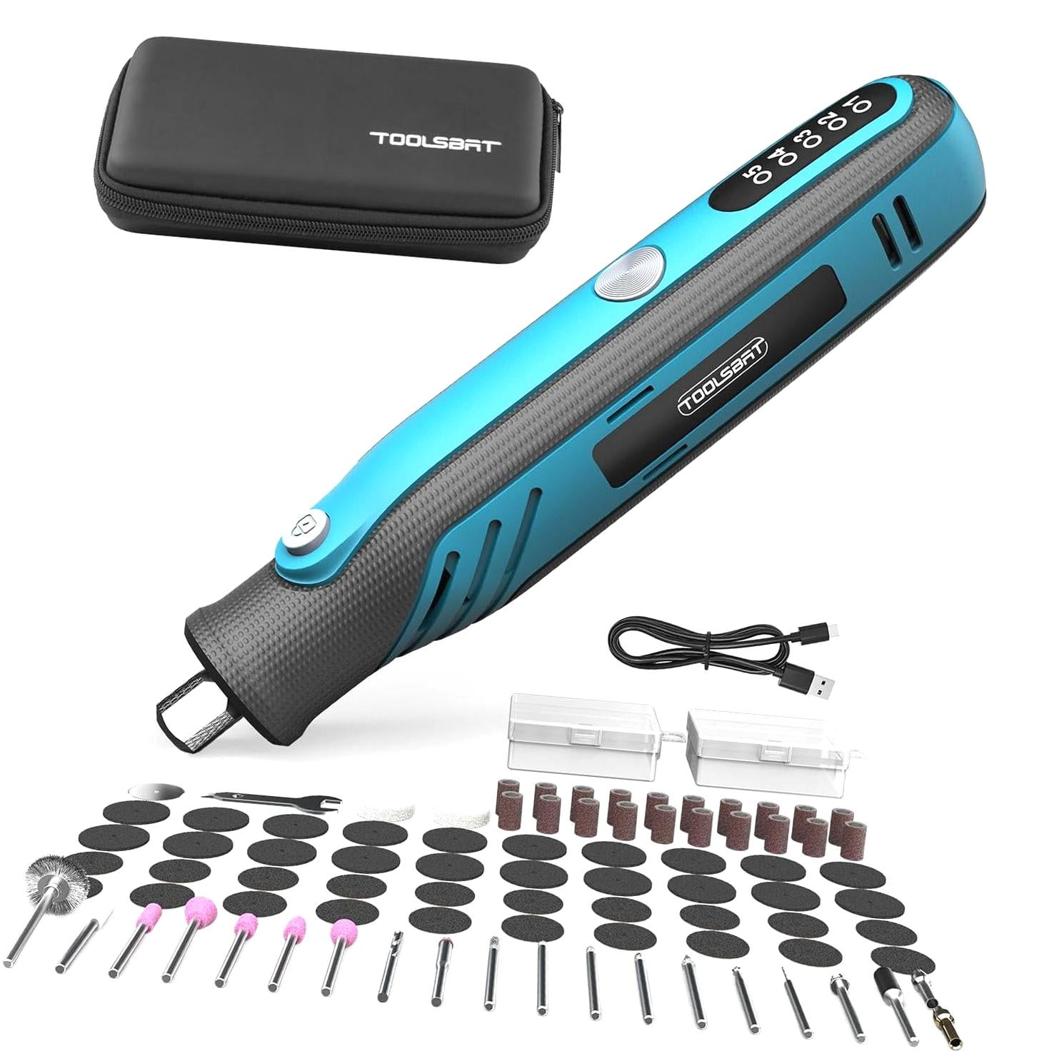 Bybiment Wireless Tool Set - 5- Power with 84 , 4V Rechargeable Power ...