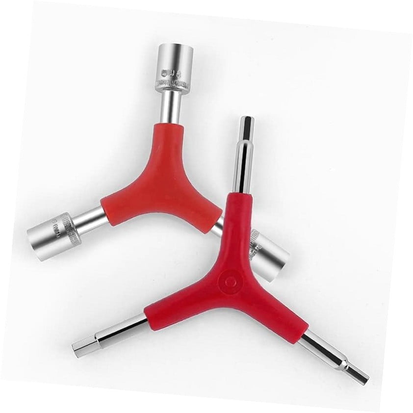 Bybiment Y-Shaped 3 Way Wrench Steel Chrome Plating, Y-Type Inner Hex ...