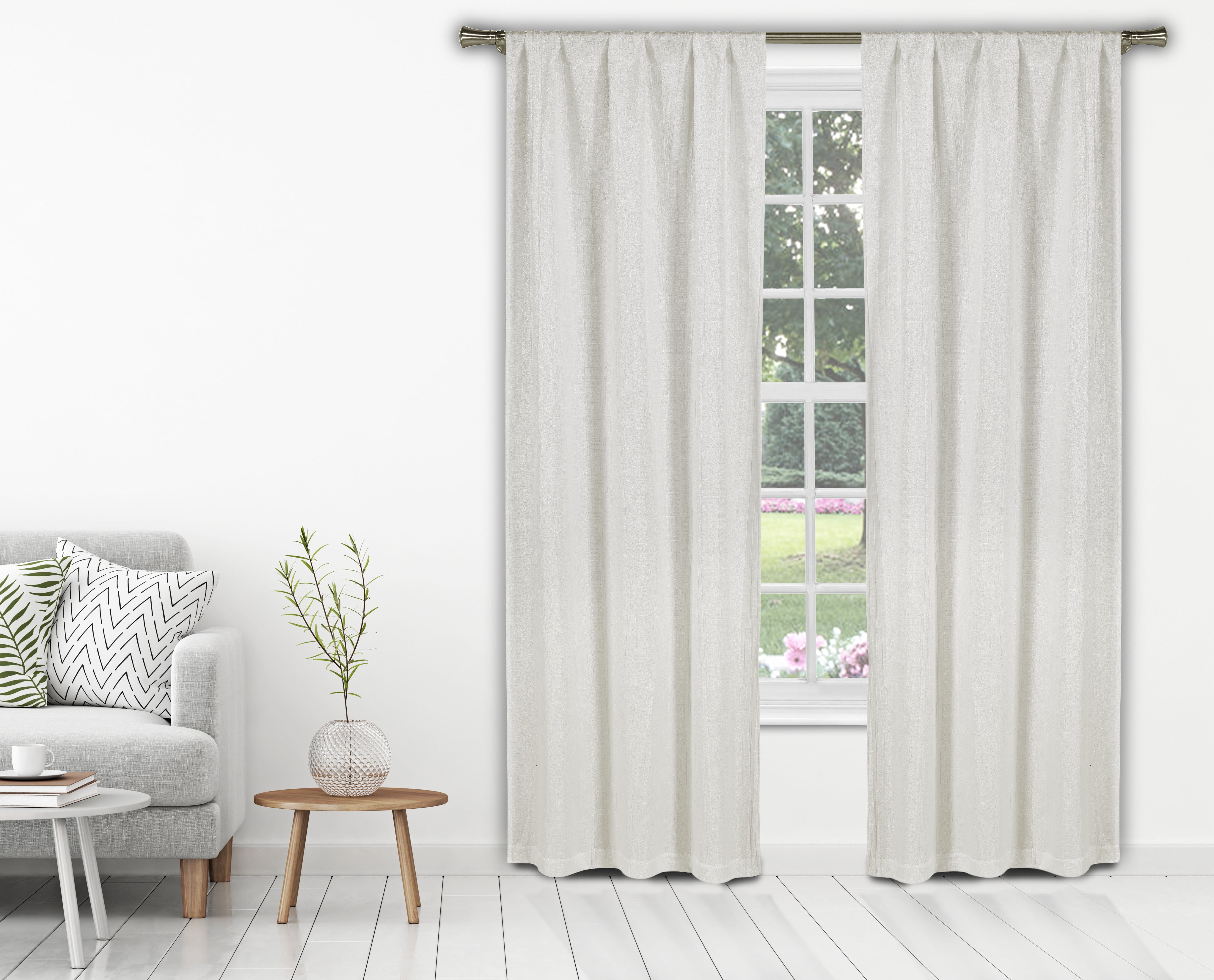 Bycine Solid Window Curtain - Walmart.com