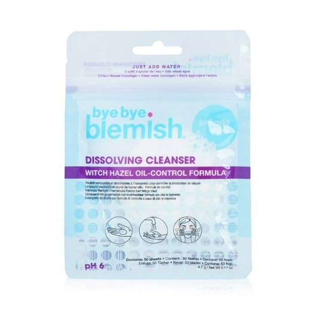 Bye Bye Blemish Dissolving Cleanser 50sheets - Walmart.com