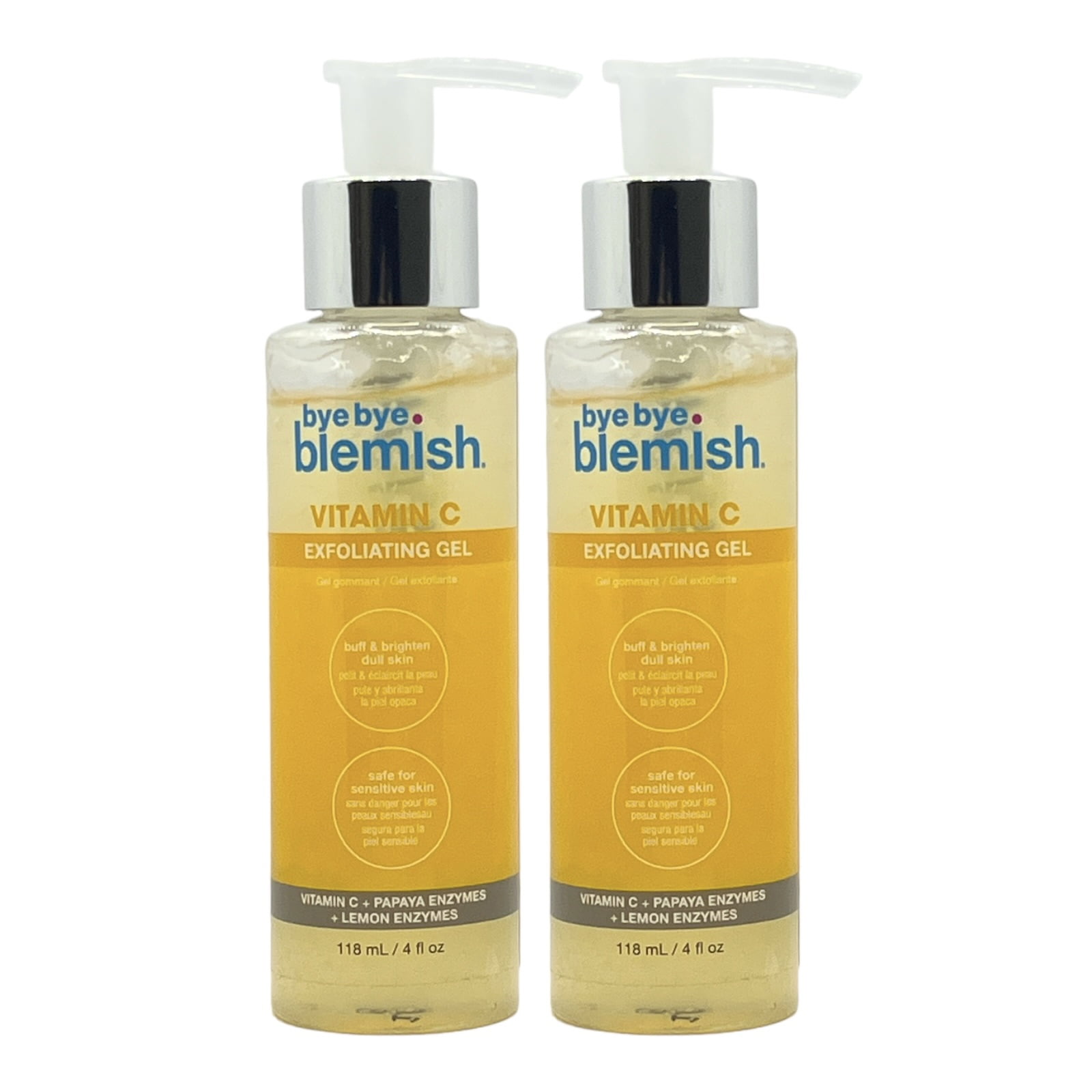 Bye Bye Blemish Vitamin C Exfoliating Gel 4 Oz (Pack of 2) - Walmart.com