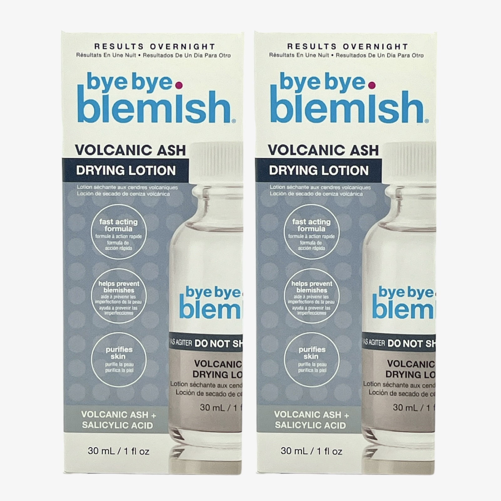 Bye Bye Blemish Volcanic Ash Drying Lotion 1 Oz (Pack of 2) - Walmart.com