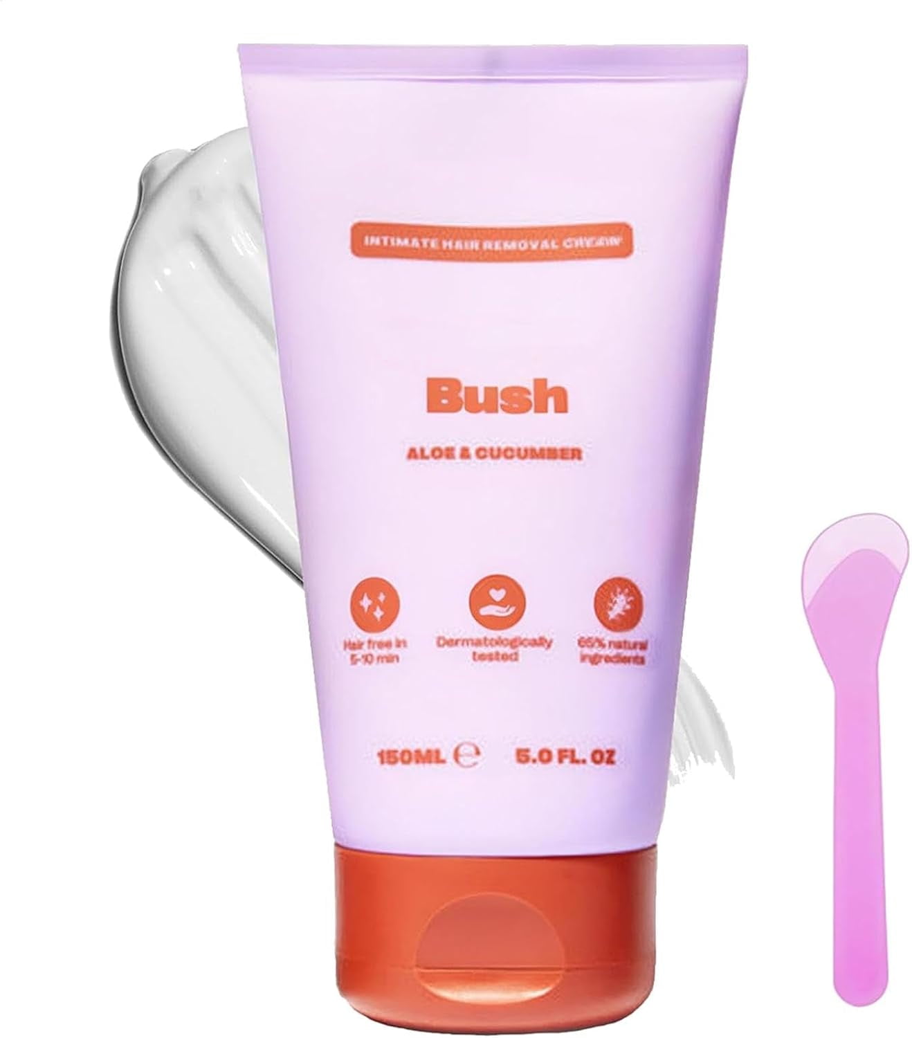 Bye Bye Bush, 150ml Bye Bye Bush Hair Removal Cream, Gentle Formula ...