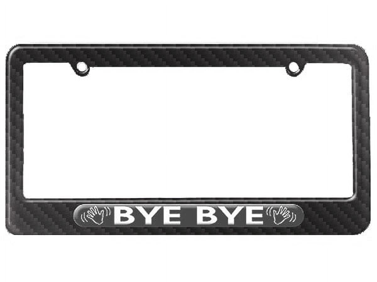 Bye Bye - Racing Losing License Plate Frame - Walmart.com