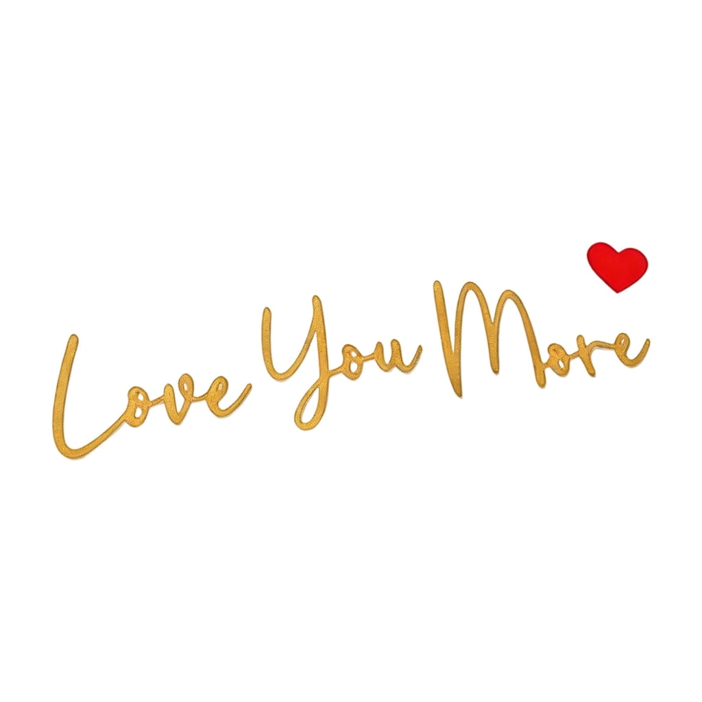 Bye Signs Acrylic Wall Decors Express Love and Warm Family Signs for ...