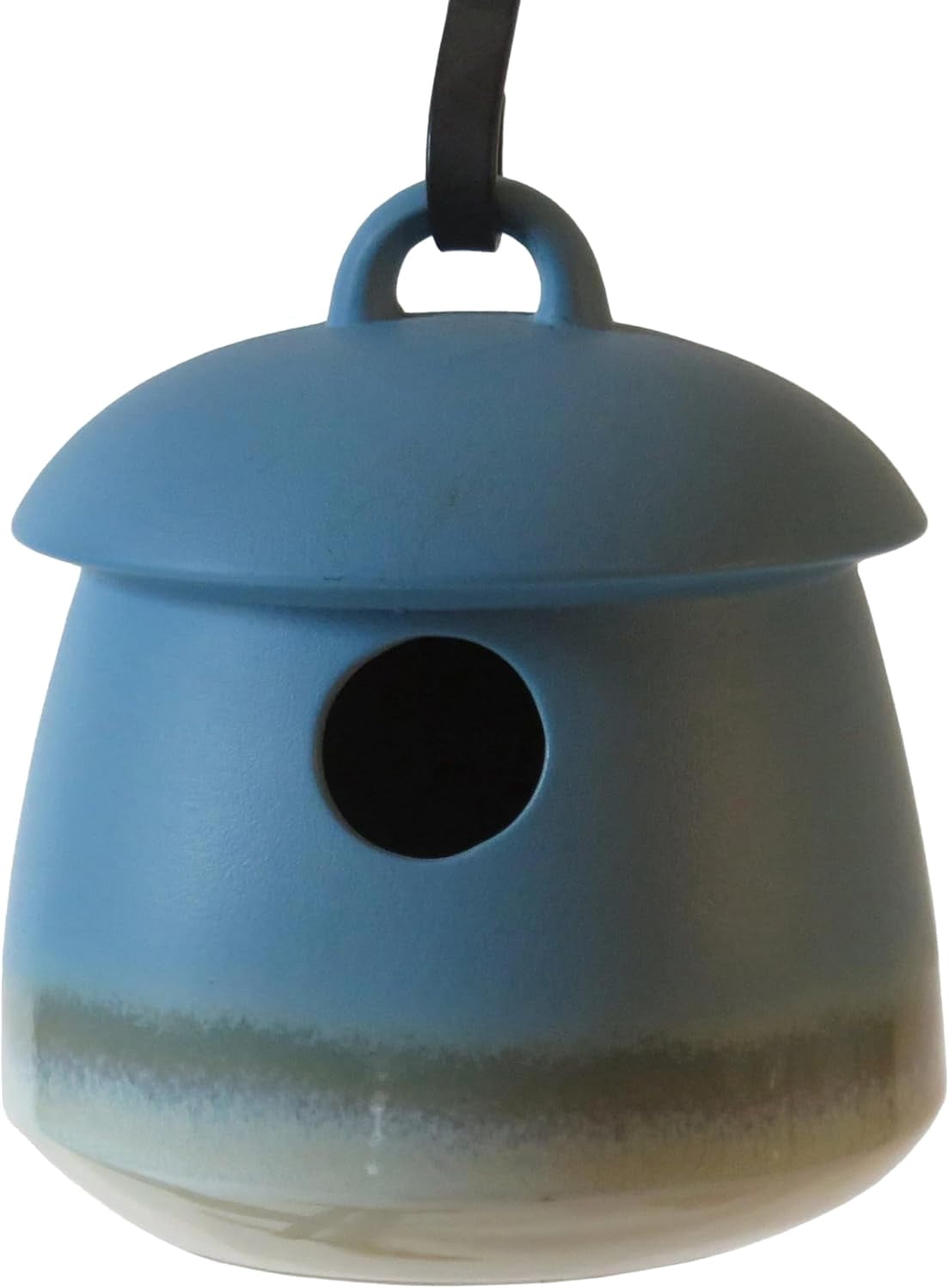 Byer of Maine Return Bird Home, Hanging Bird House, Soft Blue, 7 D x 7 ...