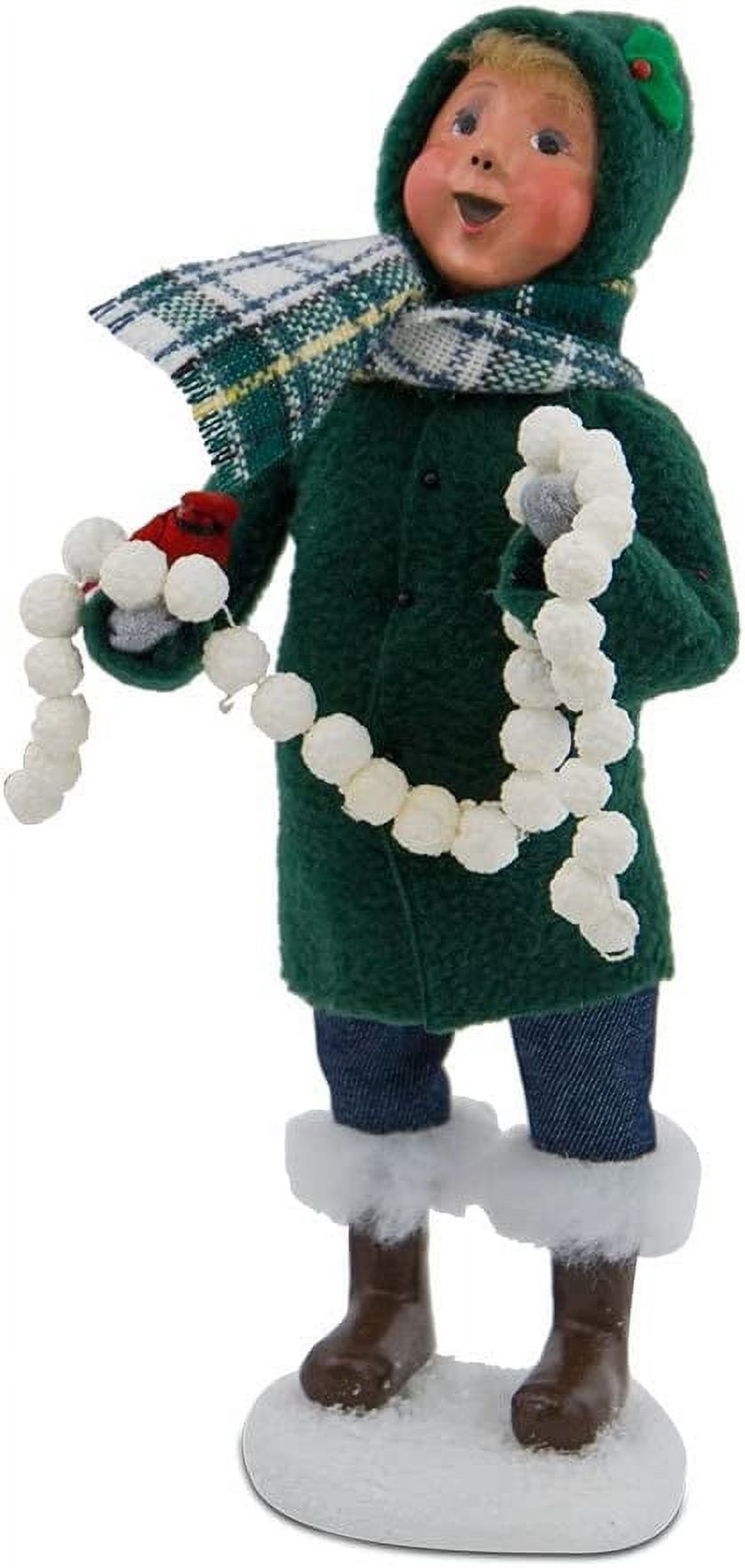 Byers' Choice Family with Cardinals Boy Caroler Figurine #111B from The ...