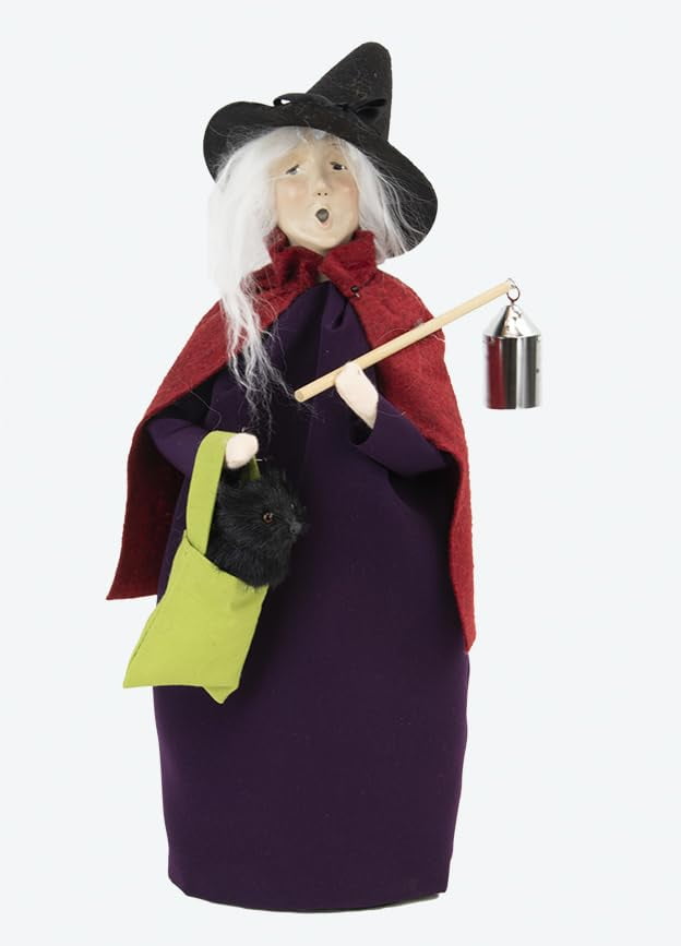 Byers' Choice Witch w Black Cat Caroler 7244 from The Halloween ...