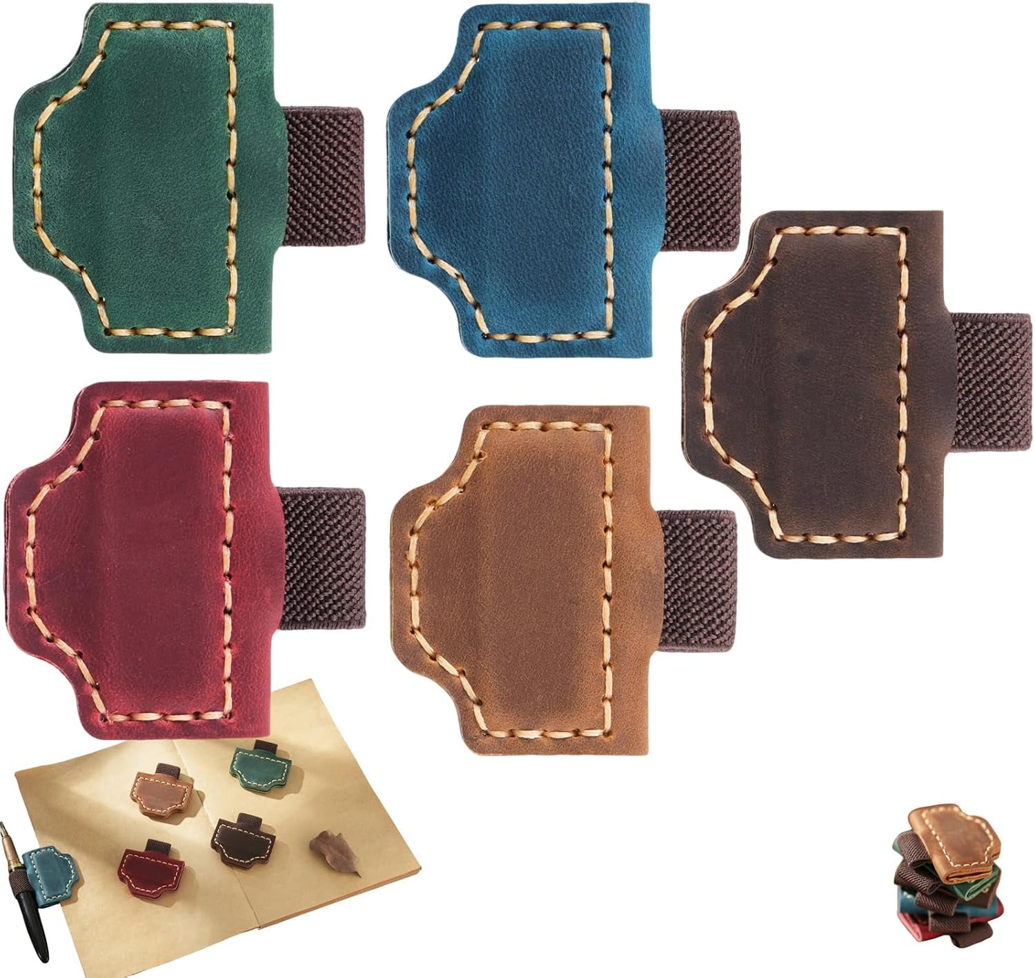 Bygone Mark Bookmark with Pen Holder, 2×1.5" Personalized Magnetic ...