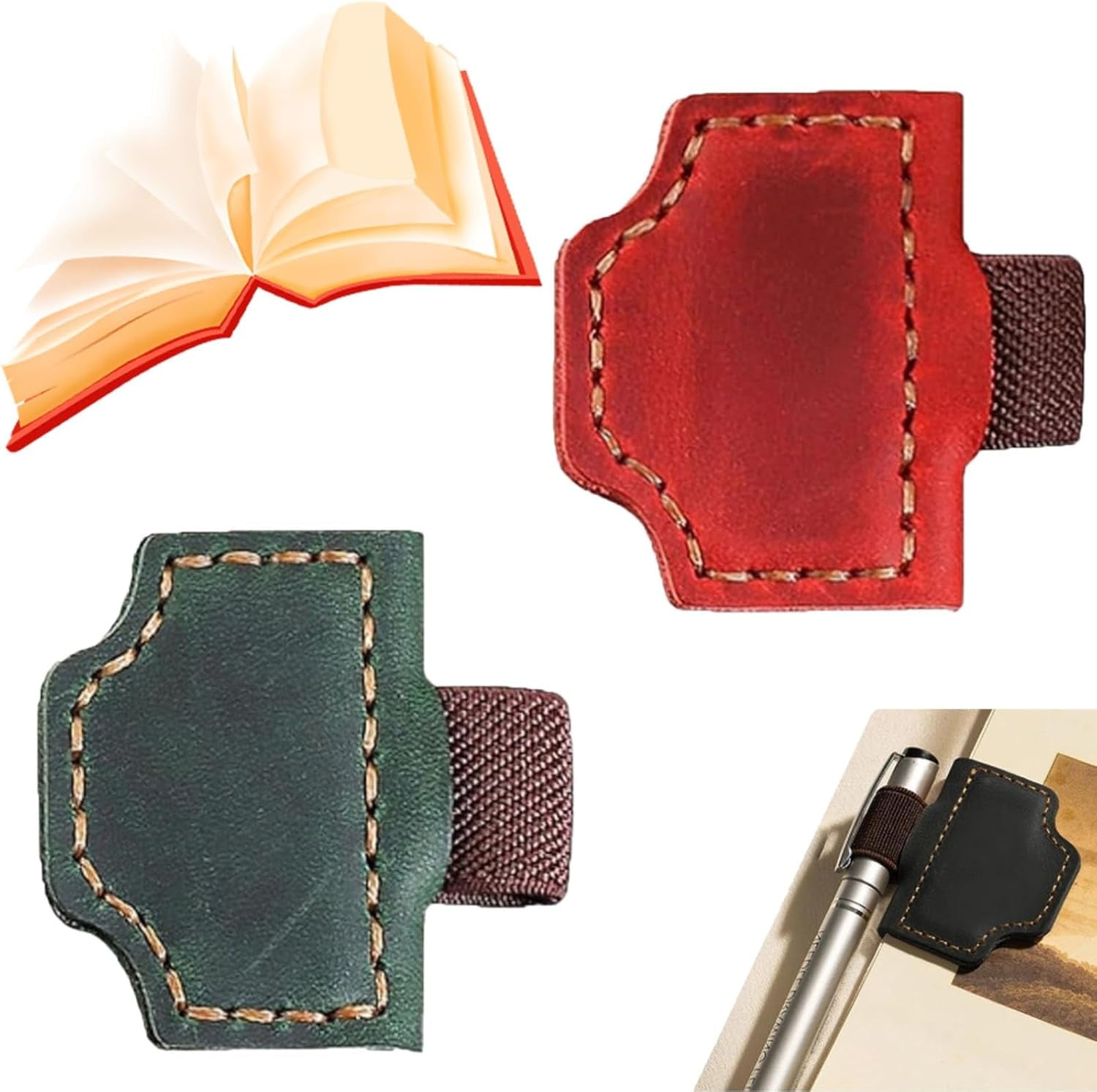 Bygone Mark Bookmark with Pen Holder, Bygonemark Personalized Magnetic ...