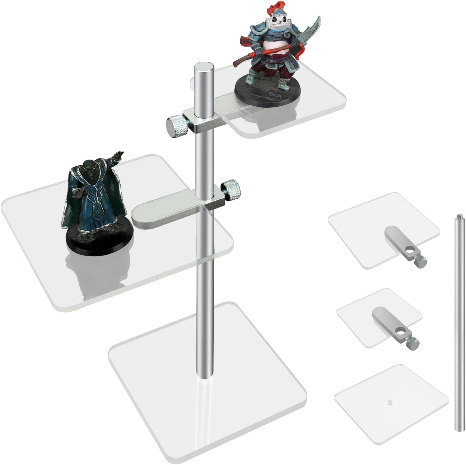 Byhoo DND Flight Stand, Flying Miniatures Combat Risers, Acrylic Miniatures Platforms for DND ...