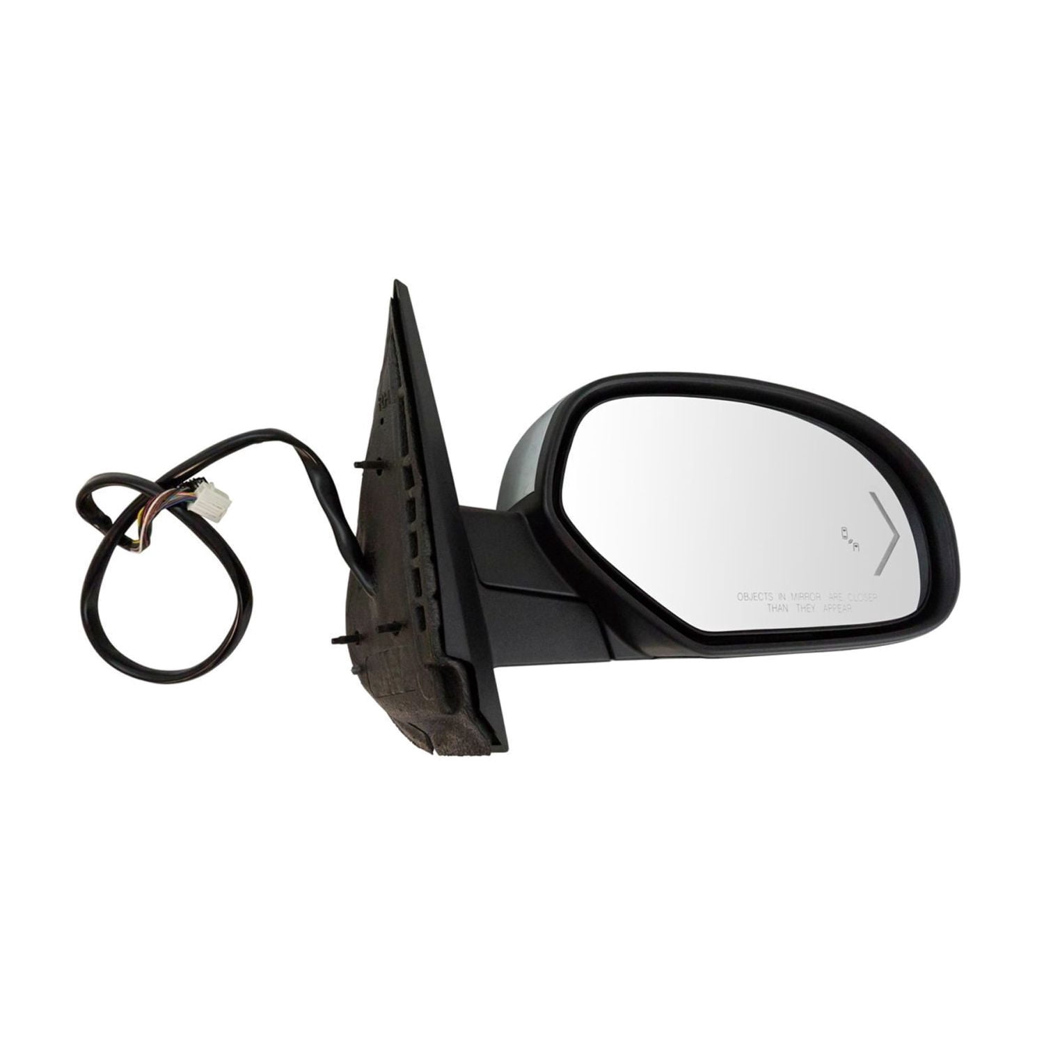 Byictpc 1pc Right Passenger Side Chrome Black Power Heated Operate ...