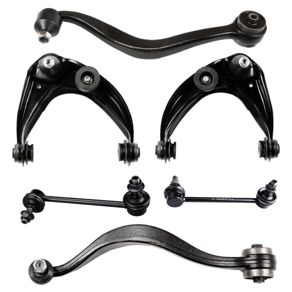 Byictpc 6pcs Control Arm Suspension Kit Front Upper Lower Side Alloy ...