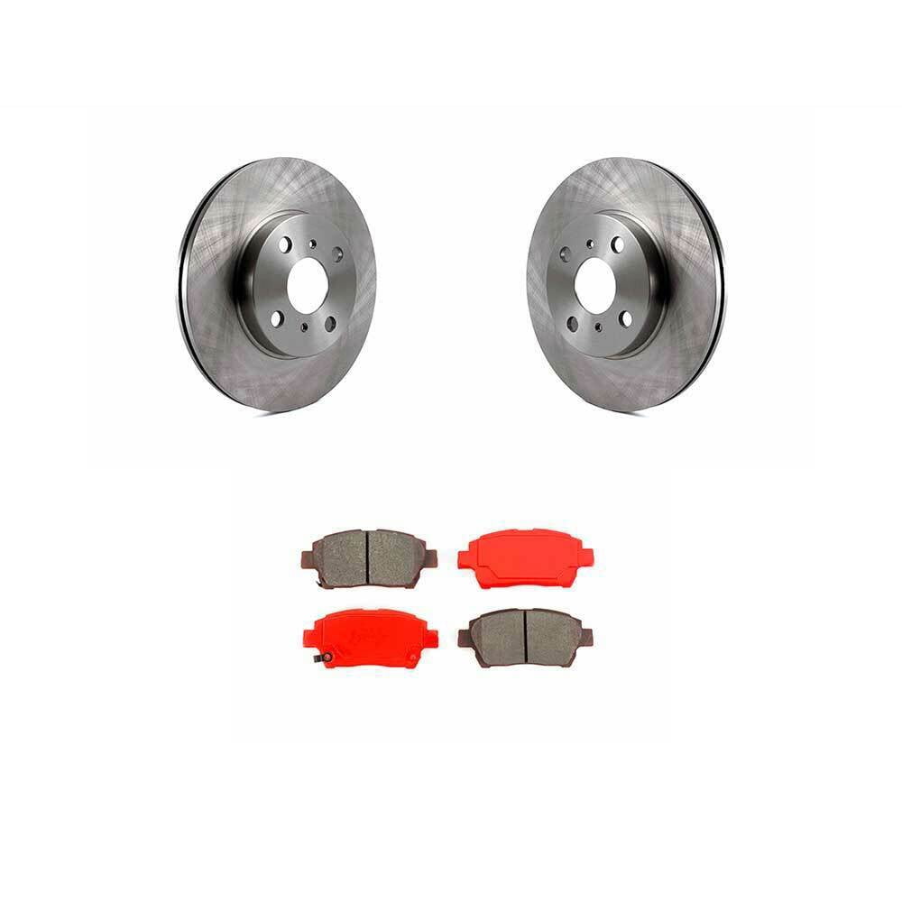 Byictpc Disc Brake Rotor and Pad Set Kit Front Side Silver Semi ...