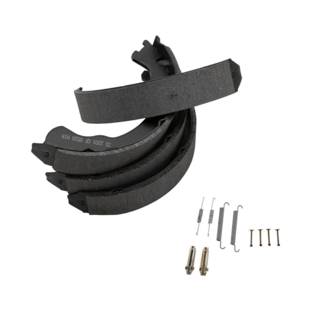 Byictpc Emergency Parking Brake Shoes & Hardware Springs Kit Set for ...