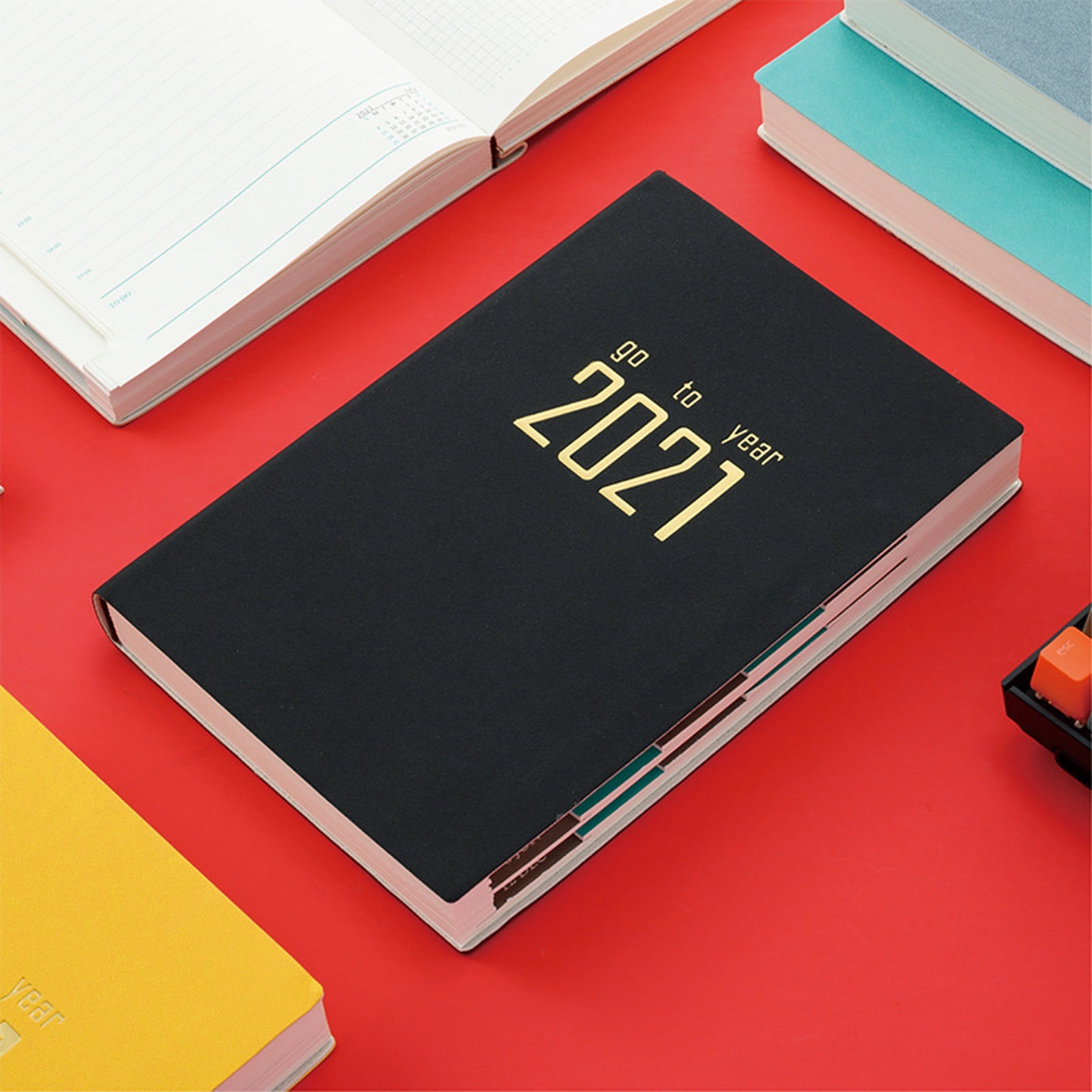 Byikun 2025 Schedule Notepad Inside Page A5 Efficiency Manual Planning ...