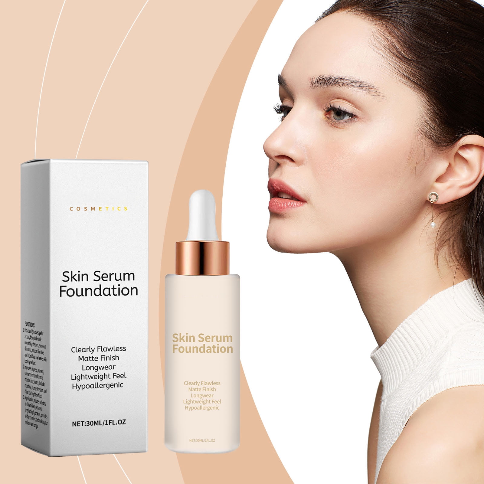 Byikun Adaptive Concealer, Tone Matching setting makeup Cream, Warm ...