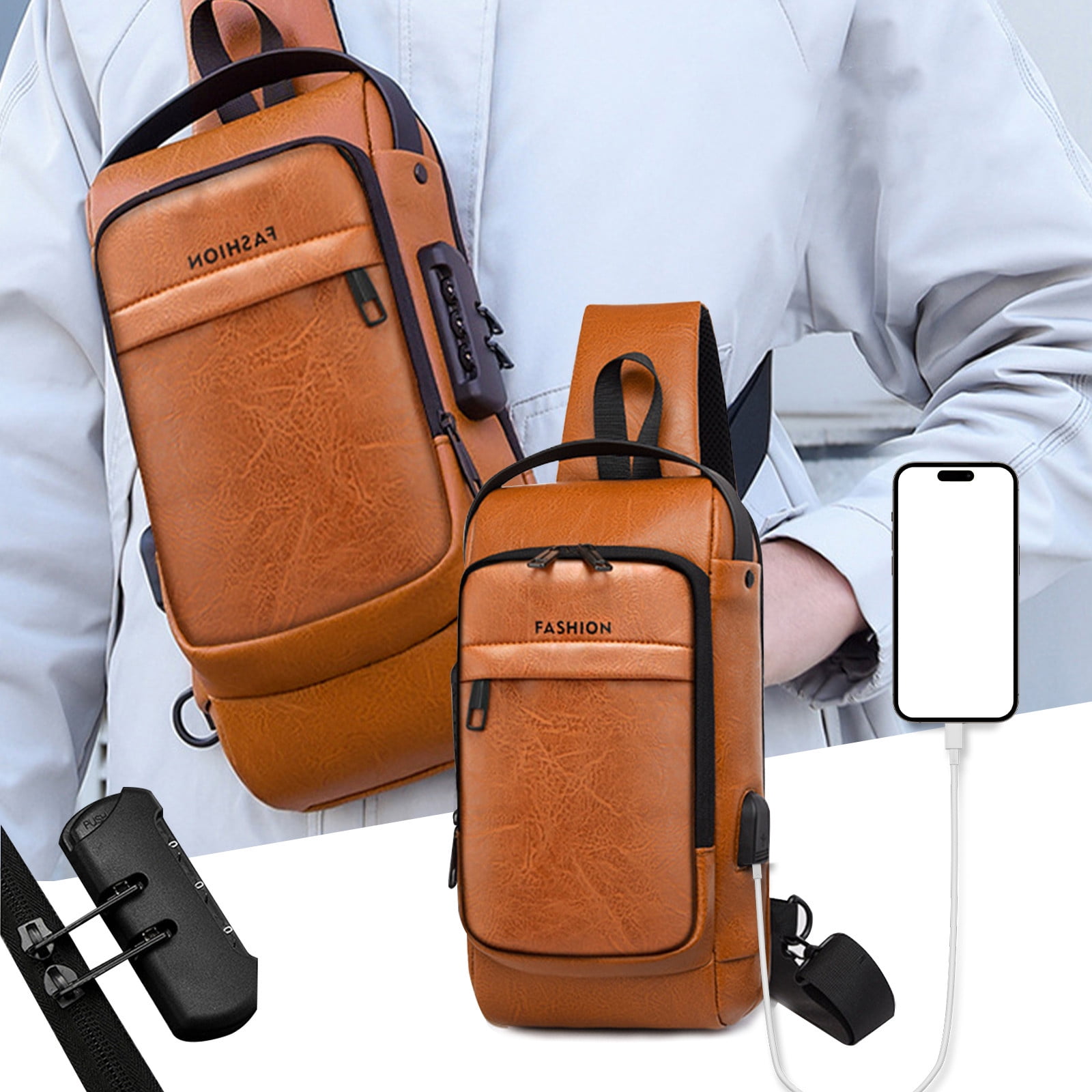 Cyber_Monday Deals! Byikun Adjustable One Strap Crossbody Sling Bag ...