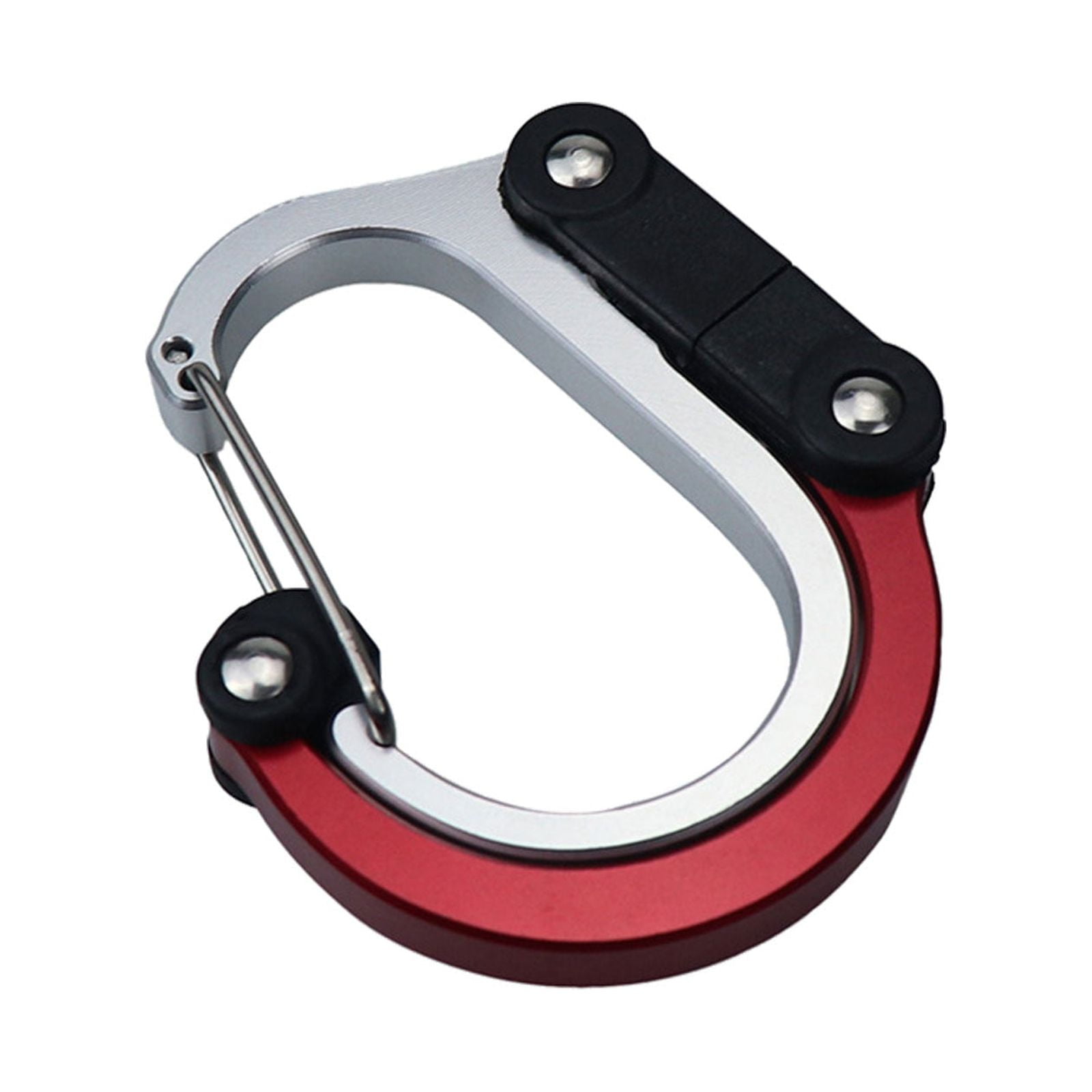 Byikun Aluminum Alloy Carabiner – 360° Rotating D-Shaped Clip for ...