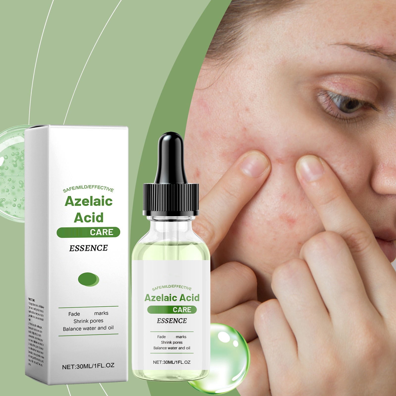 Byikun Azelaic Serum, Gentle Exfoliation Skin Refiner, Deep Cleansing ...
