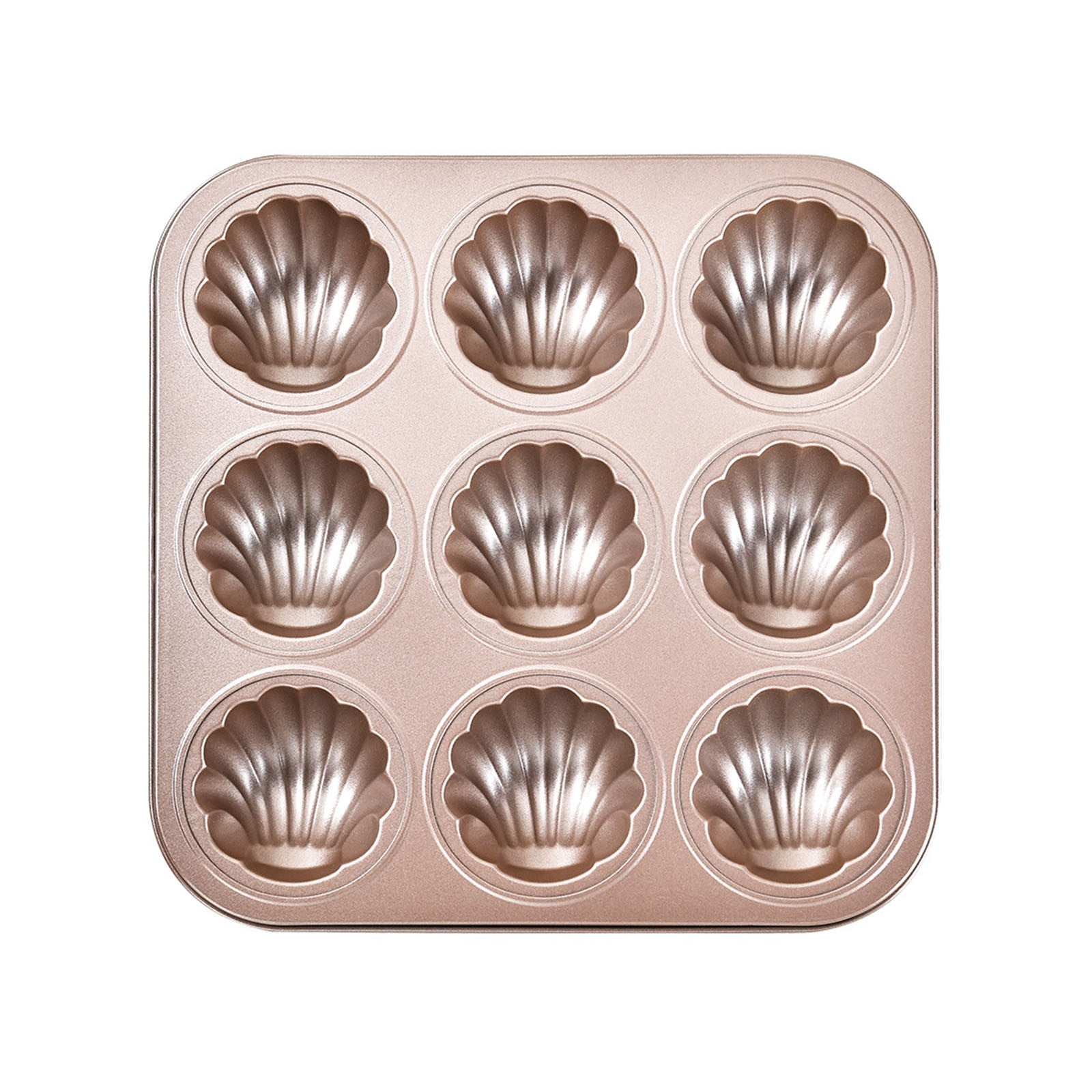 Byikun Baking Pan, Non-Stick Coating Cake Mold, Durable Steel Cupcake ...