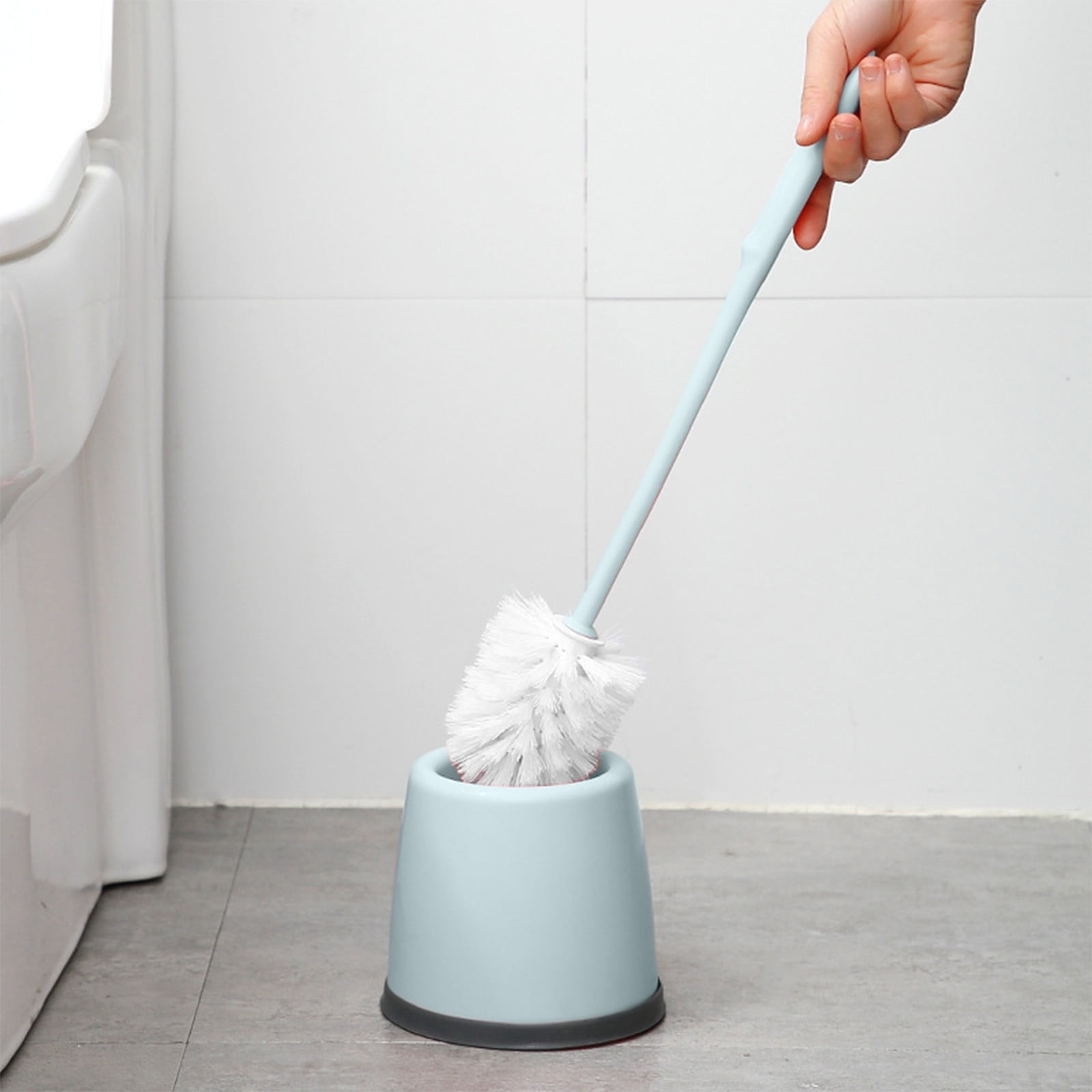 Byikun Bathroom Cleaning Supplies Portable Dead Corner Toilet Brush ...