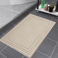 Ikohbadg Super Absorbent Quick Dry Bath Mat with Non-Slip Rubber ...