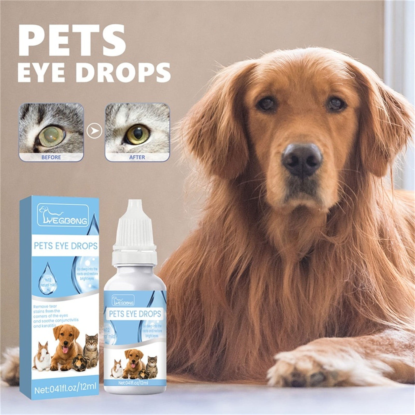 Byikun Cleareance under $10 Wash Drops For Dogs And Cats With Colloidal ...