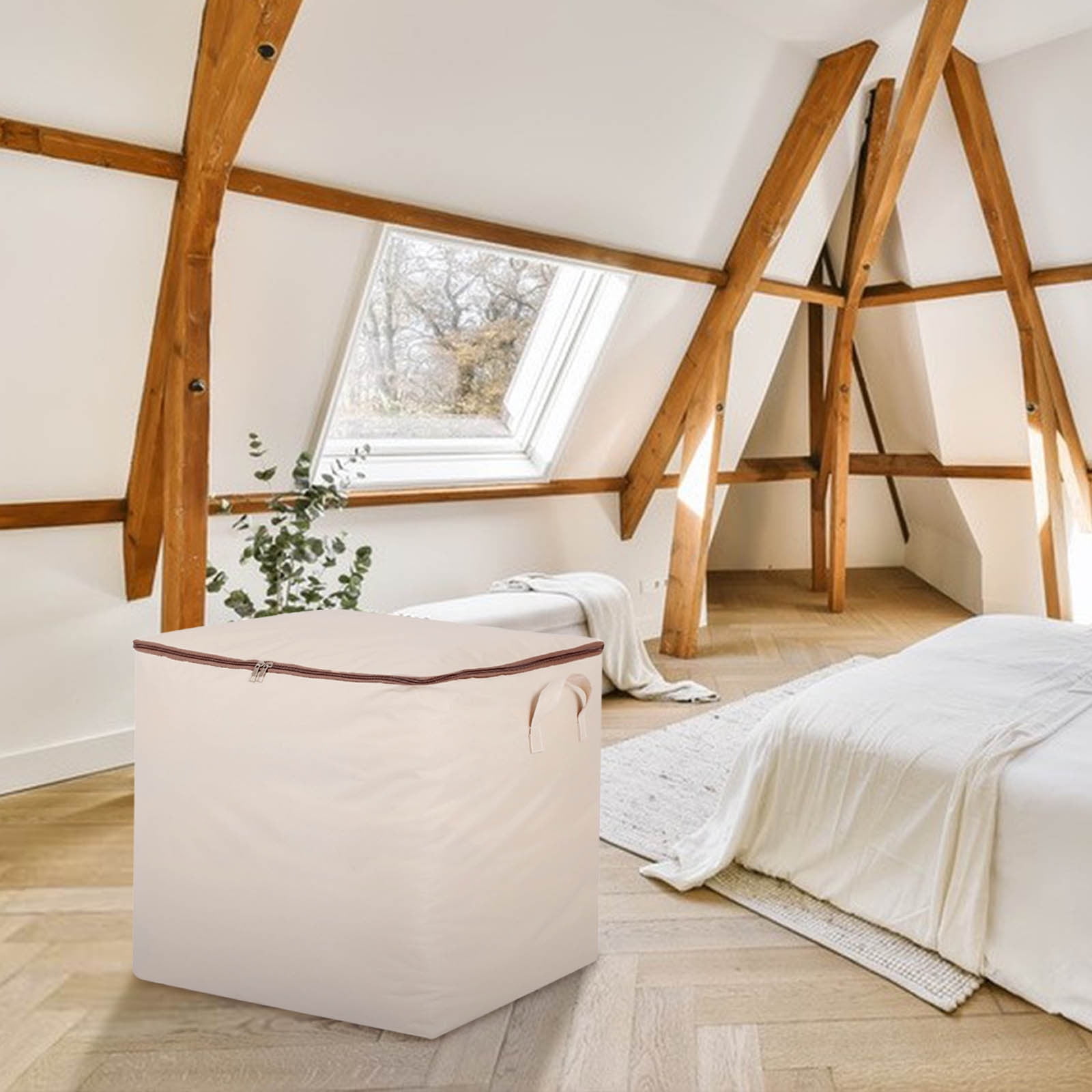 Byikun Clothes Storage Box Home Closet Clothes Quilt Fabric Organizer ...