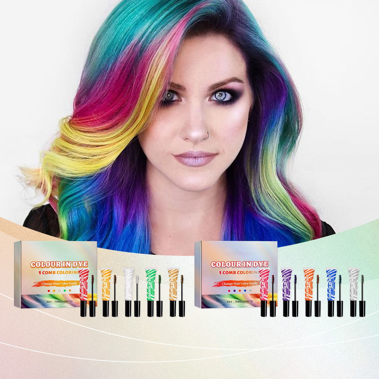 Byikun Colorful Hair, Long-Lasting Dye Set, Health-Conscious recipe ...