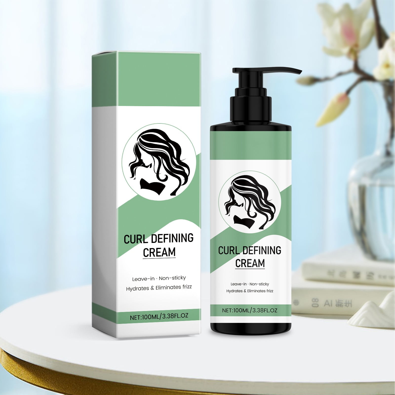 Byikun Curly Hair Milk, Nutrient-FERTILE Hair Spray, Strengthening Curl ...