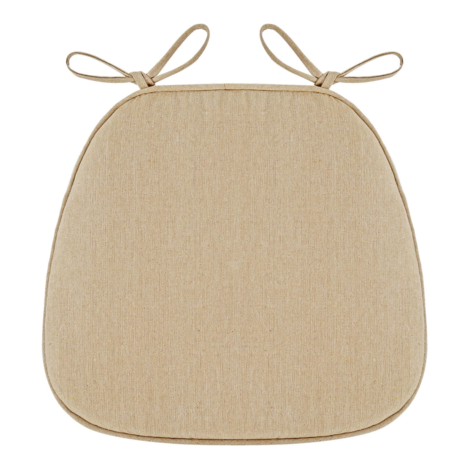 Byikun Dining Chair Cushion Breathable Linen Sponge Seat Pad Non-Slip ...