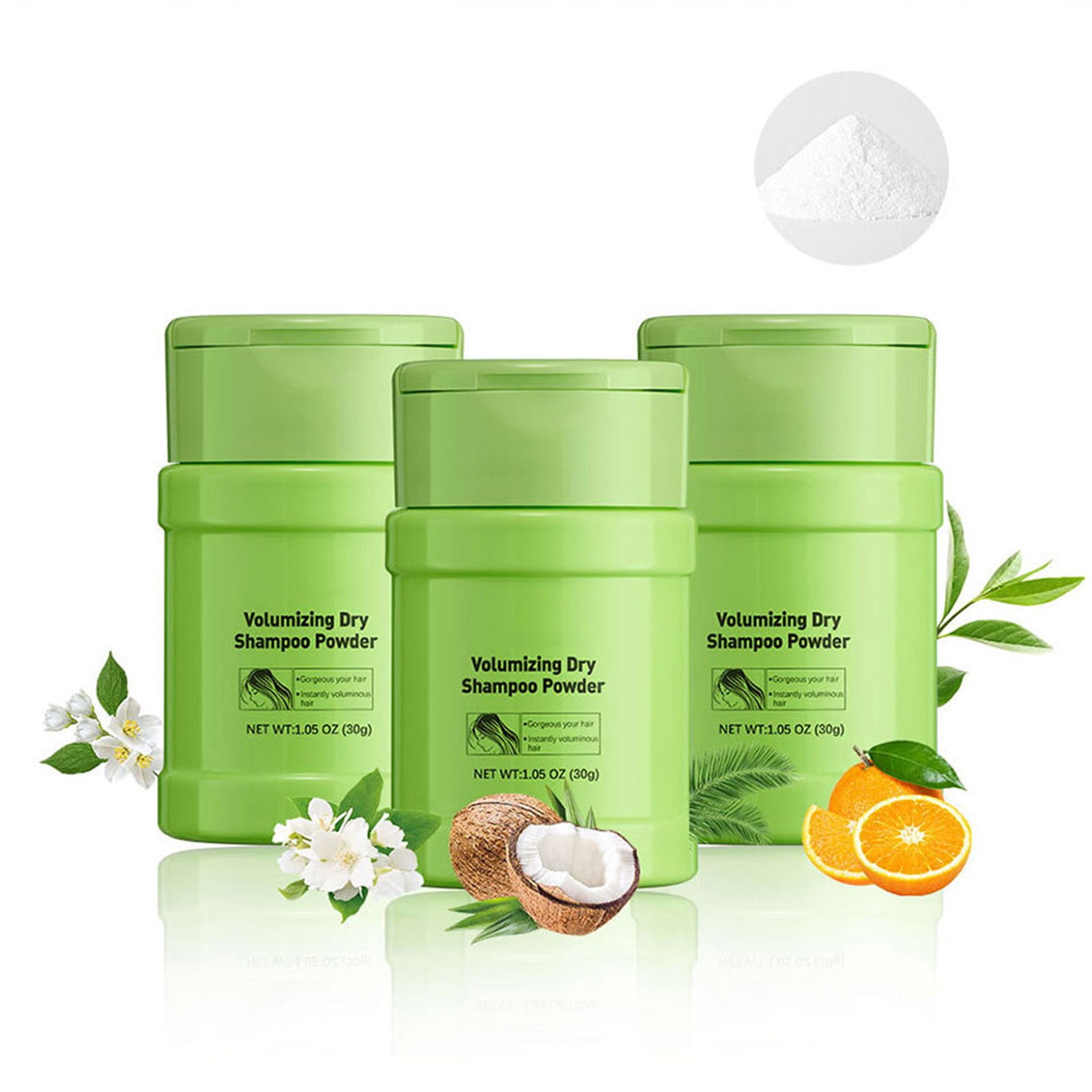 Byikun Dry Shampoo Powder, Instant Freshness Hair Volumizer, Natural ...